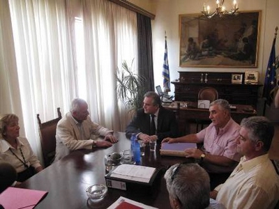 Με τον αντιδήμαρχο ο Αποστολόπουλος - ΑγρίνιοCulture