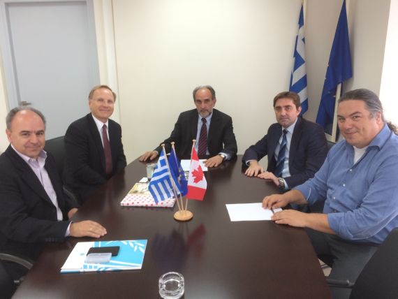 Για το υδατοδρόμιο στην Τριχωνίδα συζήτησε ο Κατσιφάρας με τον καναδό ...