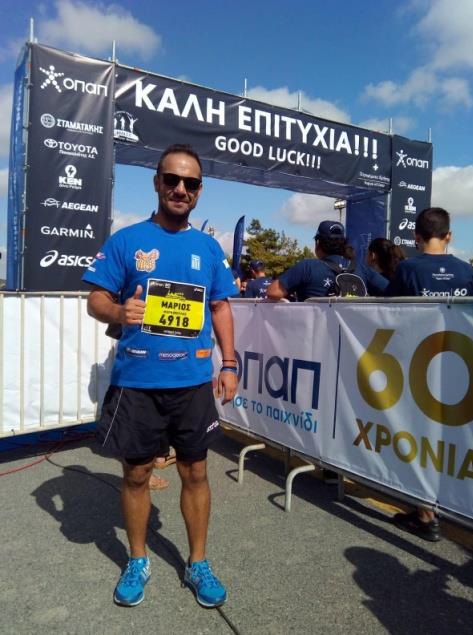 Ο Μάριος Μαρκόπουλος στα 5.000μ. του Ημιμαραθωνίου Κρήτης - ΑγρίνιοCulture