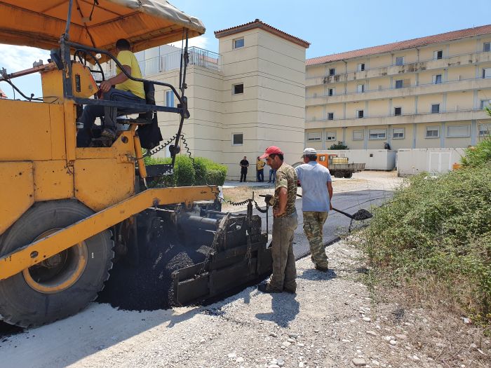 Εργασίες ασφαλτόστρωσης στο Νοσοκομείο Μεσολογγίου - ΑγρίνιοCulture
